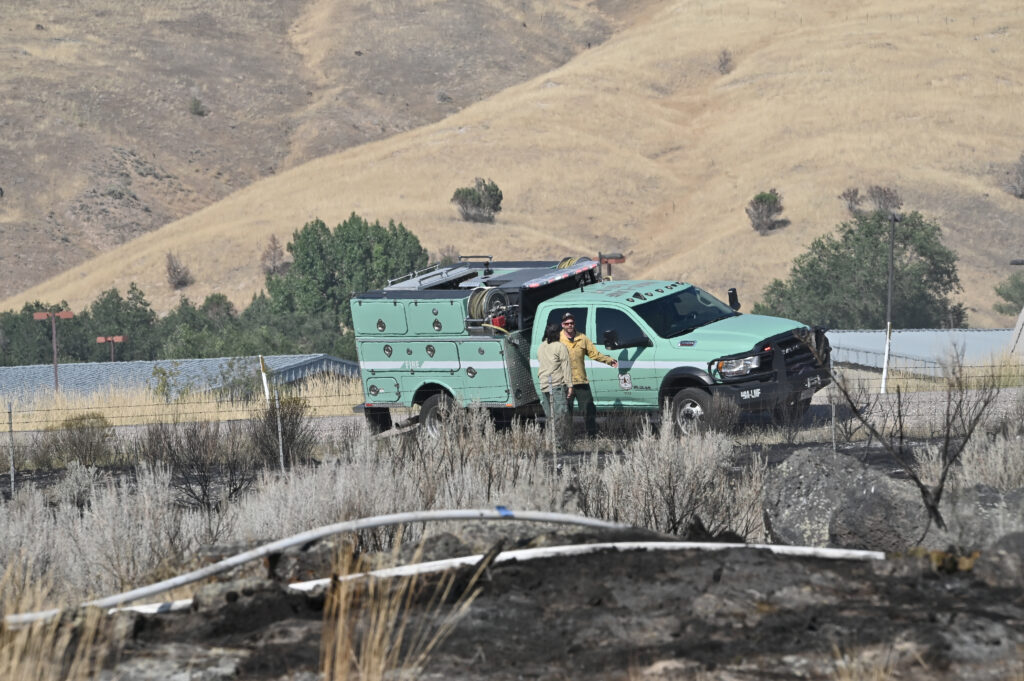 Fires burning along I-15 at Pocatello and at Malad Summit | Idaho ...