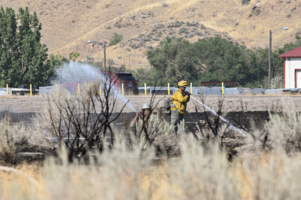 Fires burning along I-15 at Pocatello and at Malad Summit | Idaho ...