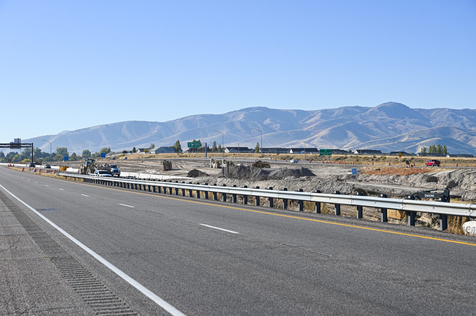 System Interchange Construction in Full Swing | Idaho Transportation ...