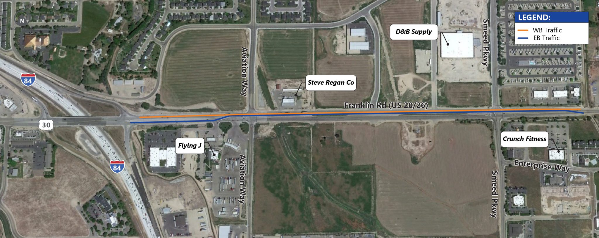 I-84 westbound off-ramp at Franklin Road (Exit 29) now open | Idaho ...