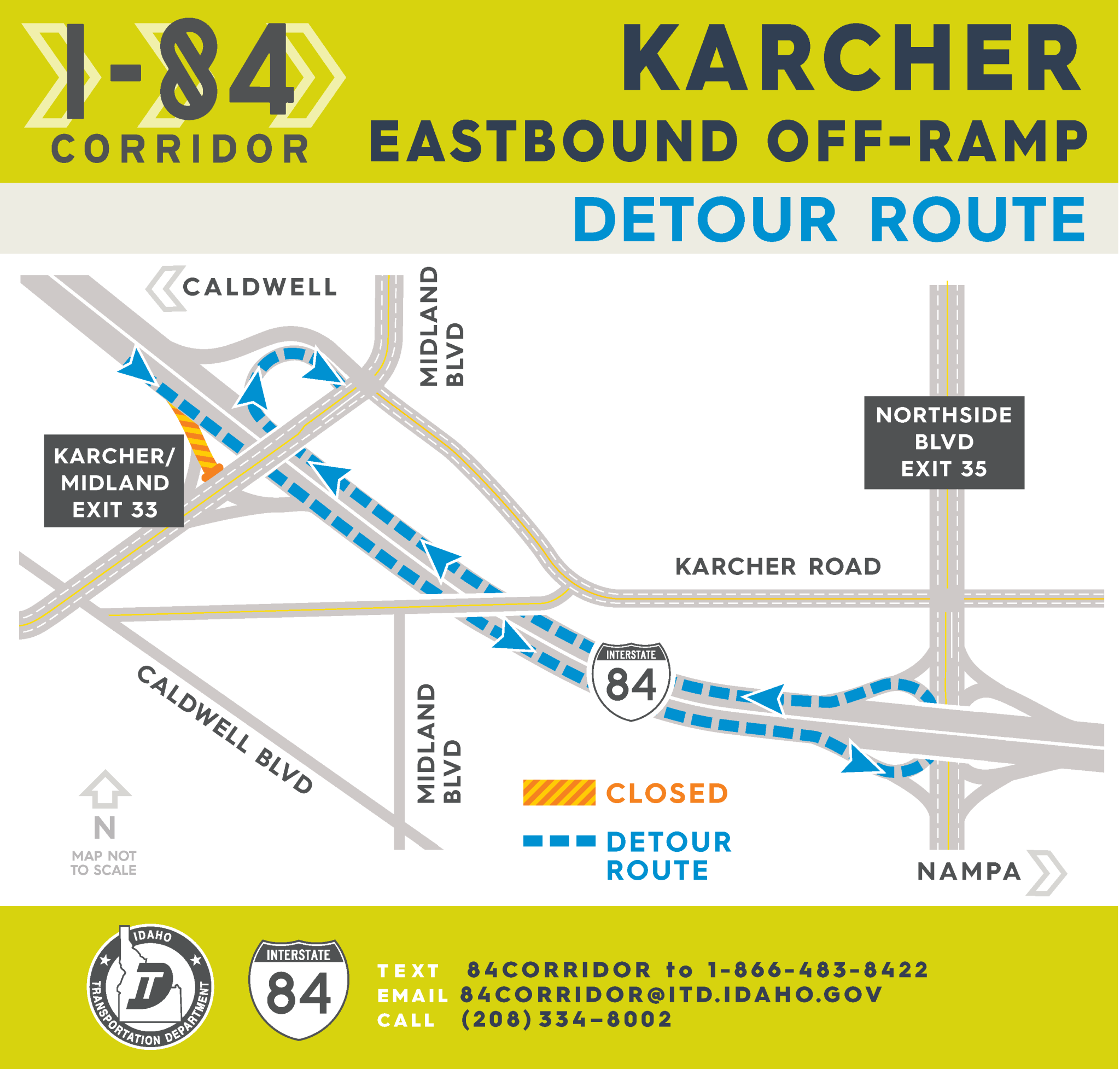 I-84, Karcher Interchange